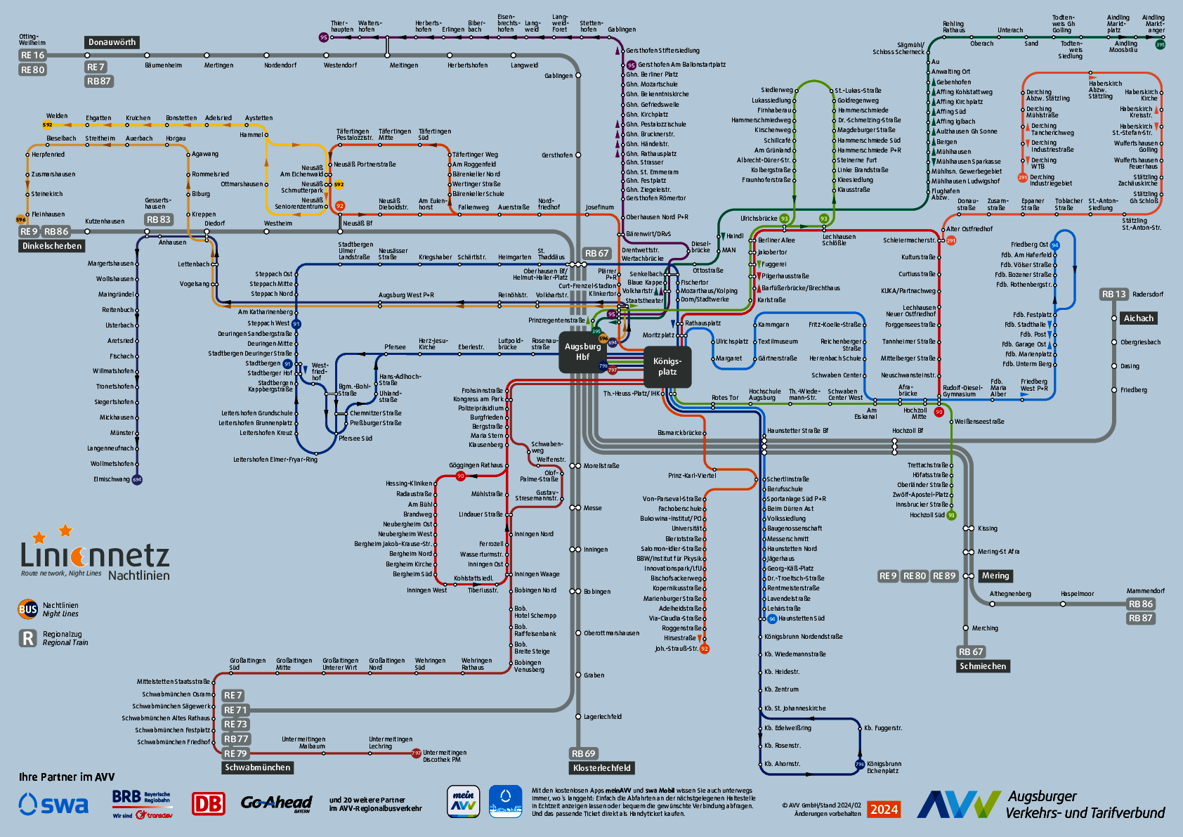 Netzpläne - AVV | Augsburger Verkehrs- & Tarifverbund