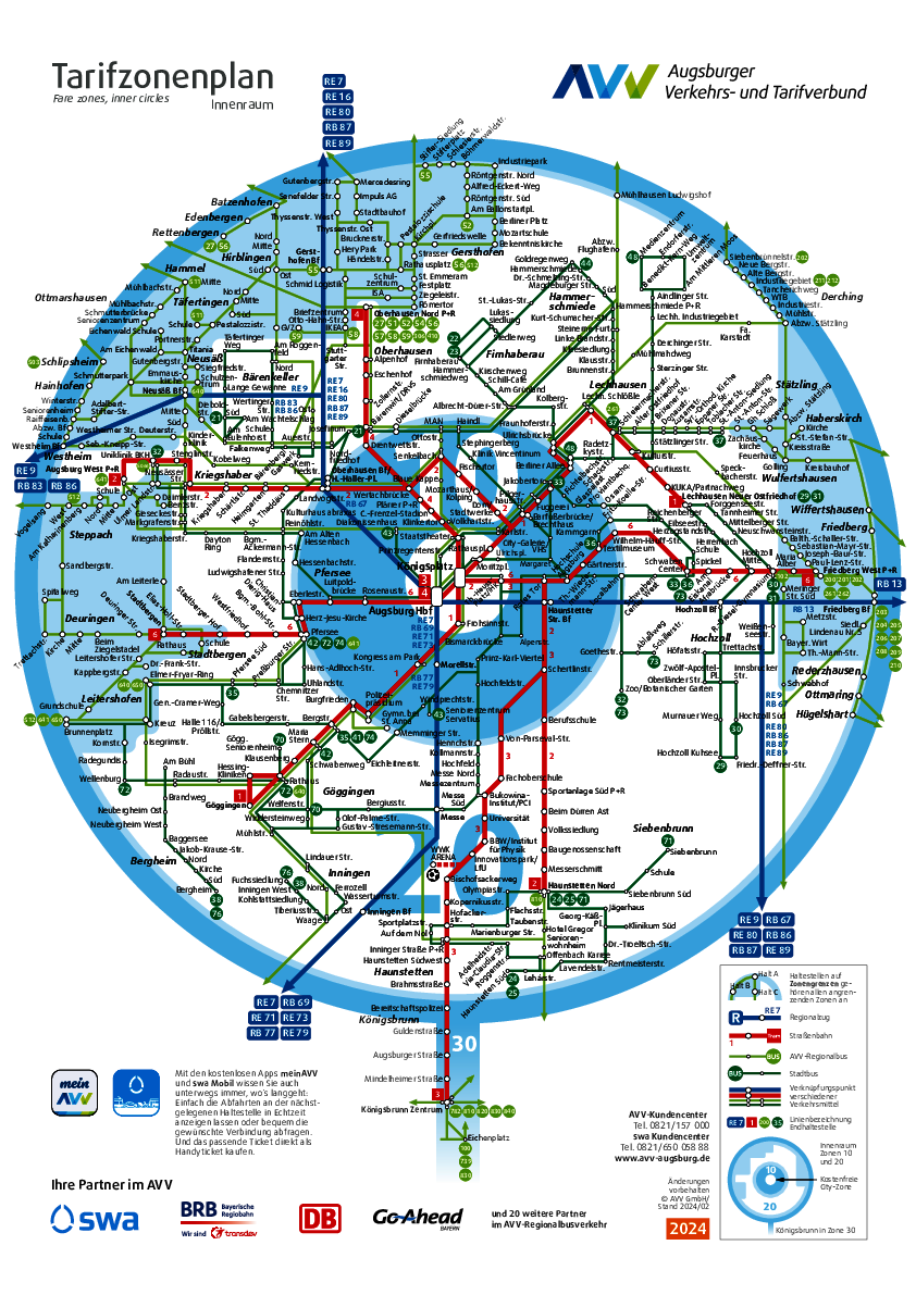 Netzpläne - AVV | Augsburger Verkehrs- & Tarifverbund